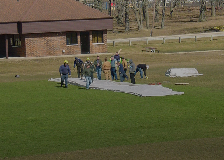 GreenJacket - Crown Hydration, Turf Protection Blanket, Winter Greens ...